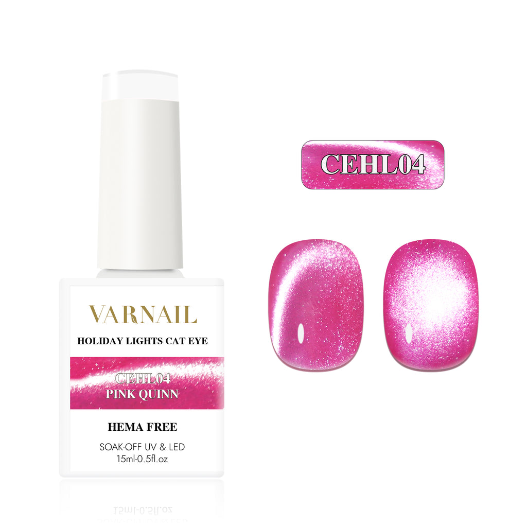 Holiday Lights Cat Eye (Hema-Free) - CEHL04 Pink Quinn – VARNAIL