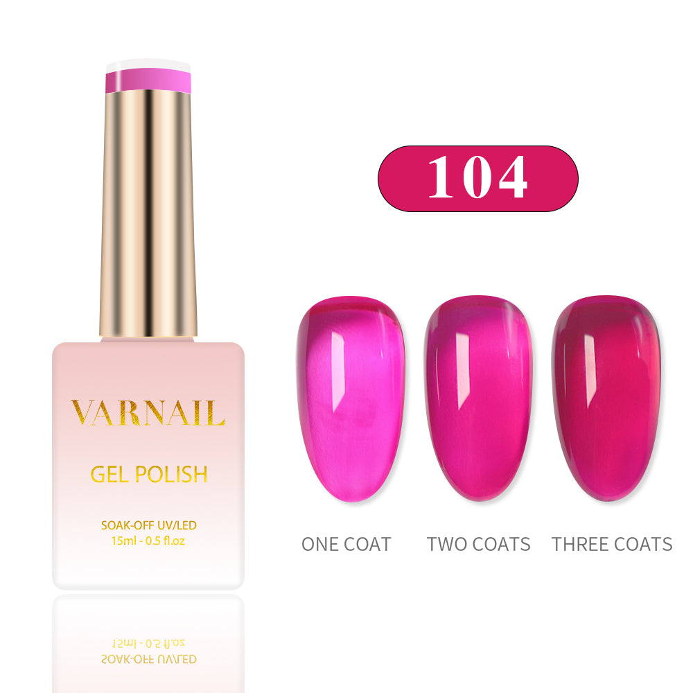 Glass Tint Gel Polish - 104 Quinn Pink – VARNAIL